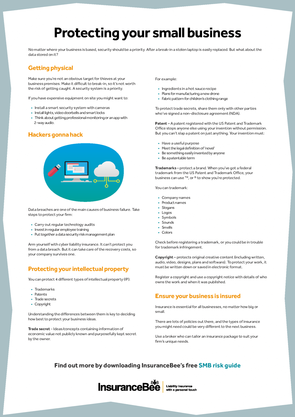 How to protect your small business | Protect your business idea and data